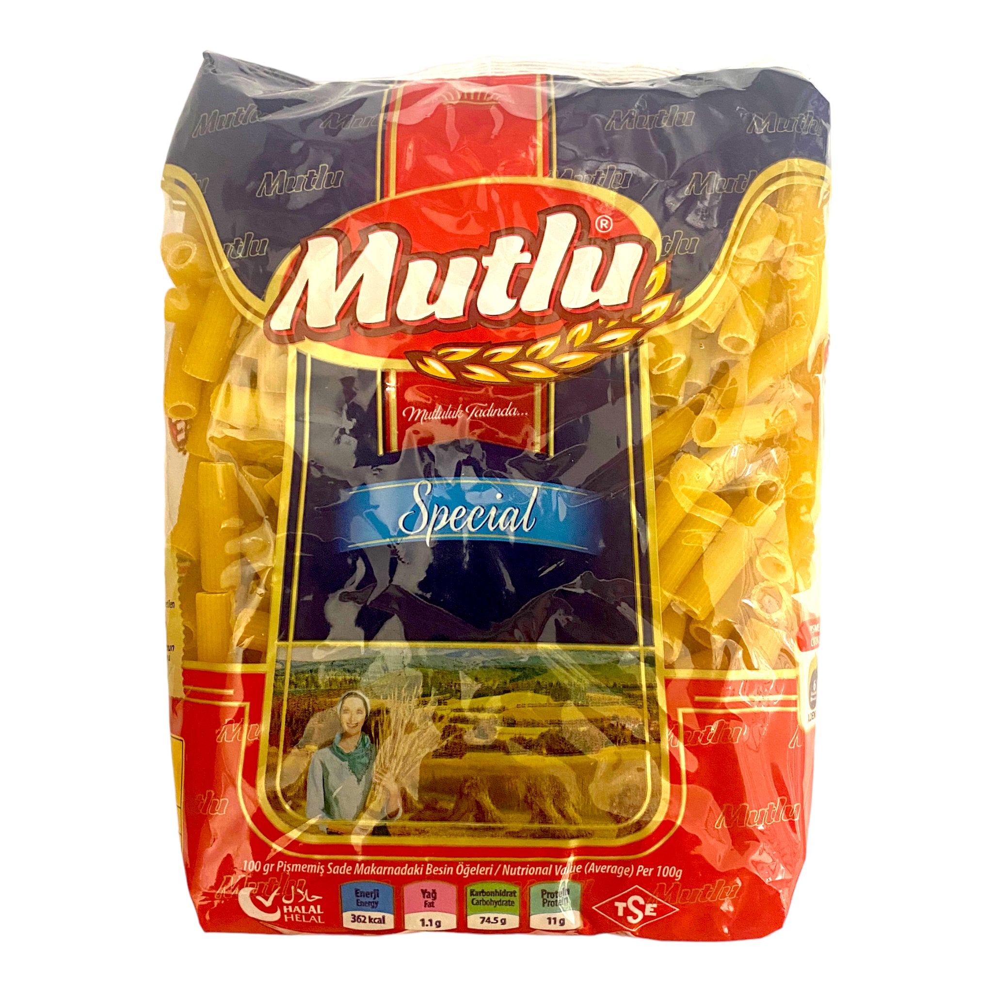 Mutlu Special Rigatoni Pasta 500g