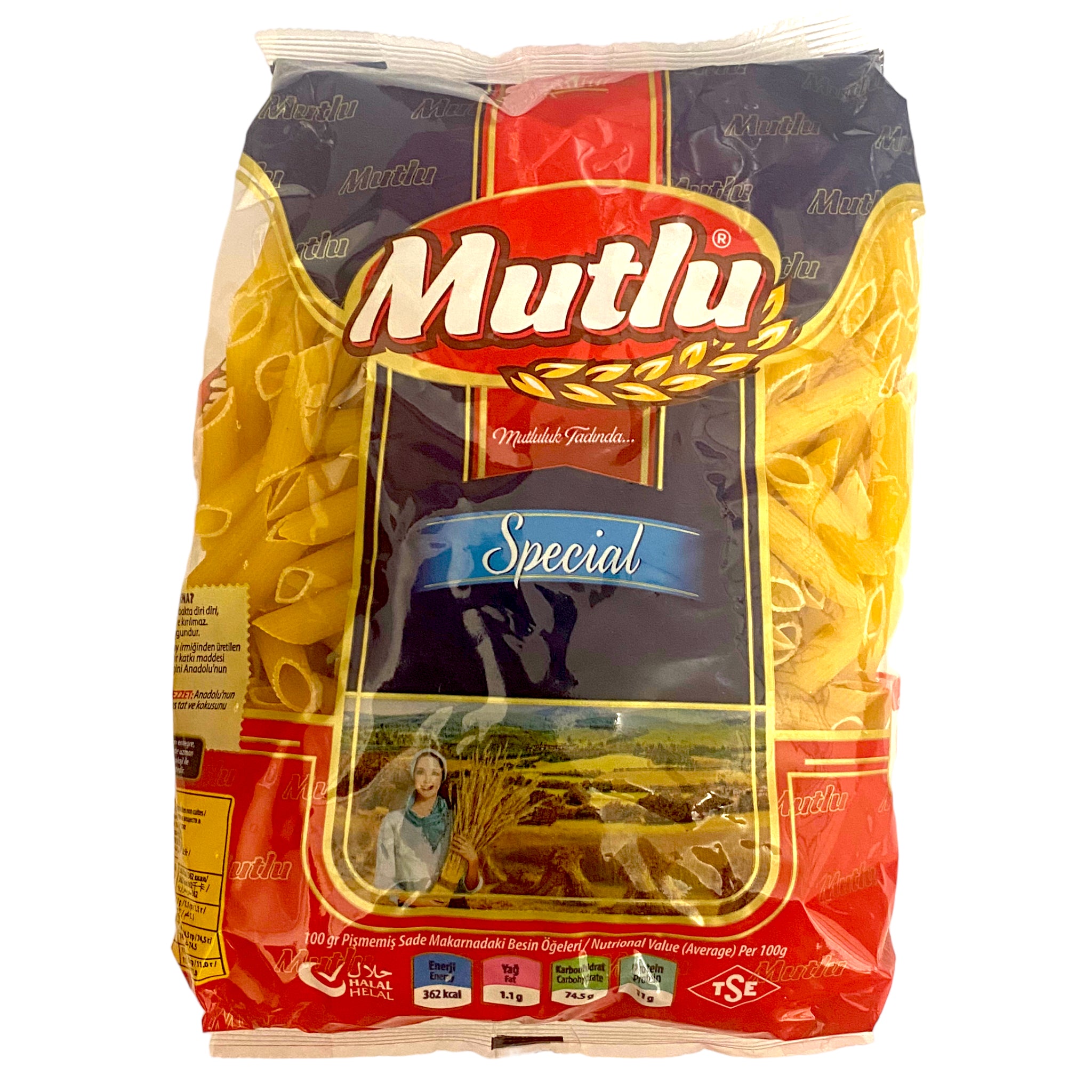 Mutlu Special Penne Rigate Pasta 500g