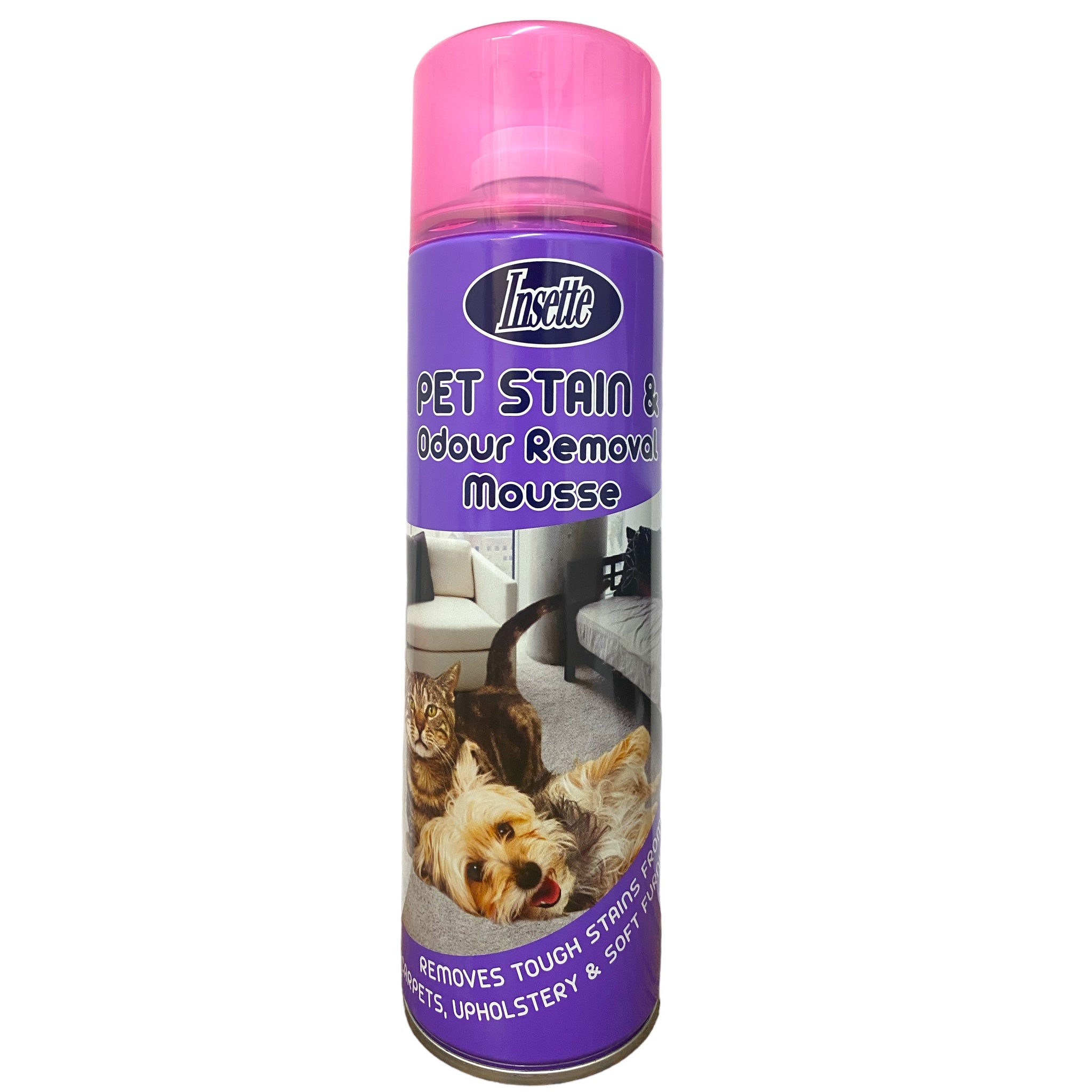 Insette Pet Stain & Odour Removal Mousse 500ml