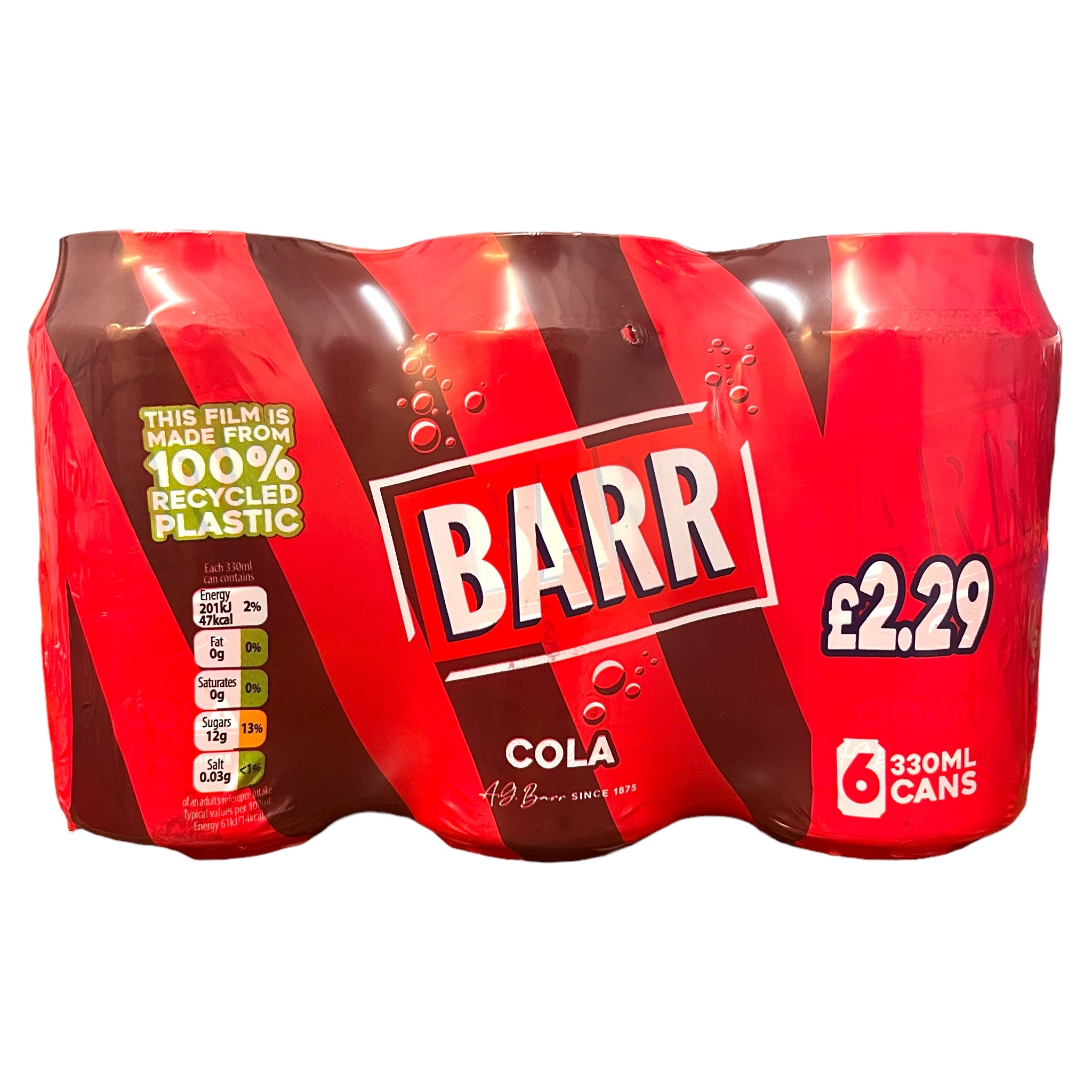 Barr Cola 6 x 330ml