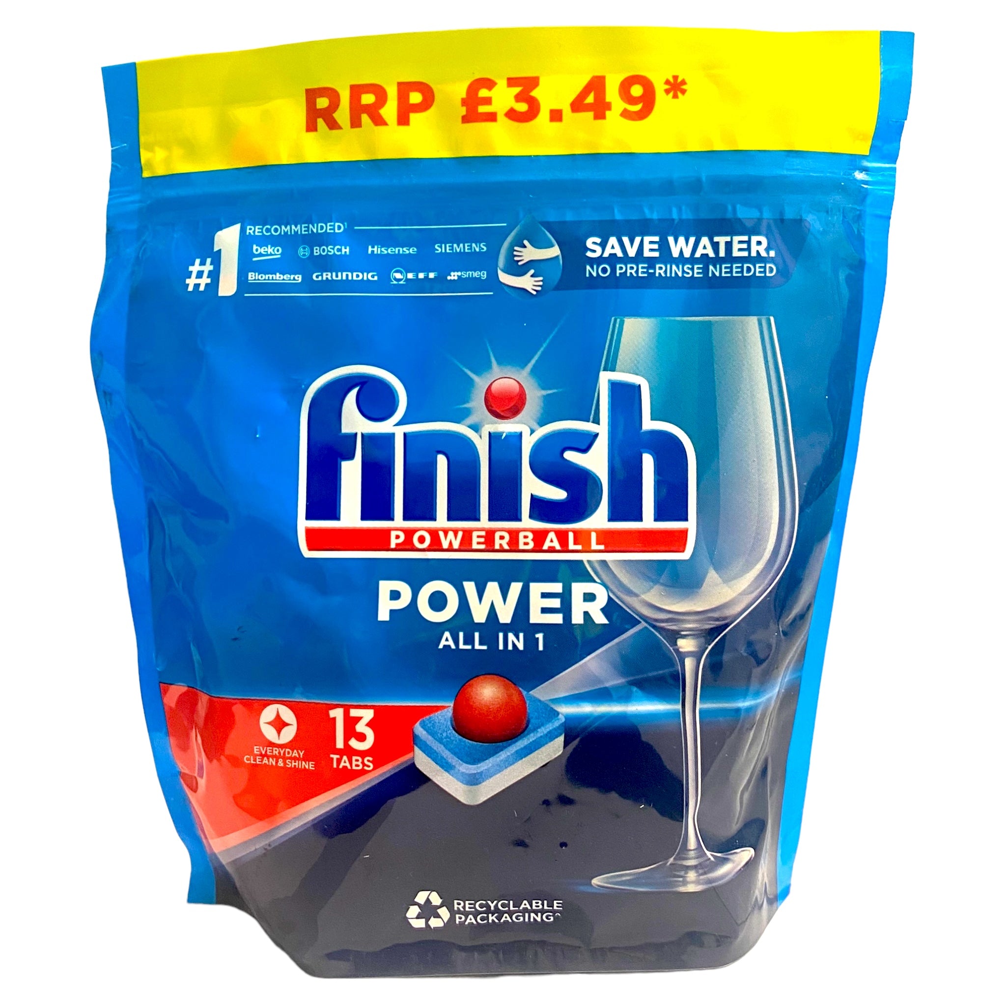 Finish Powerball 3 in 1 Tabs 13pk