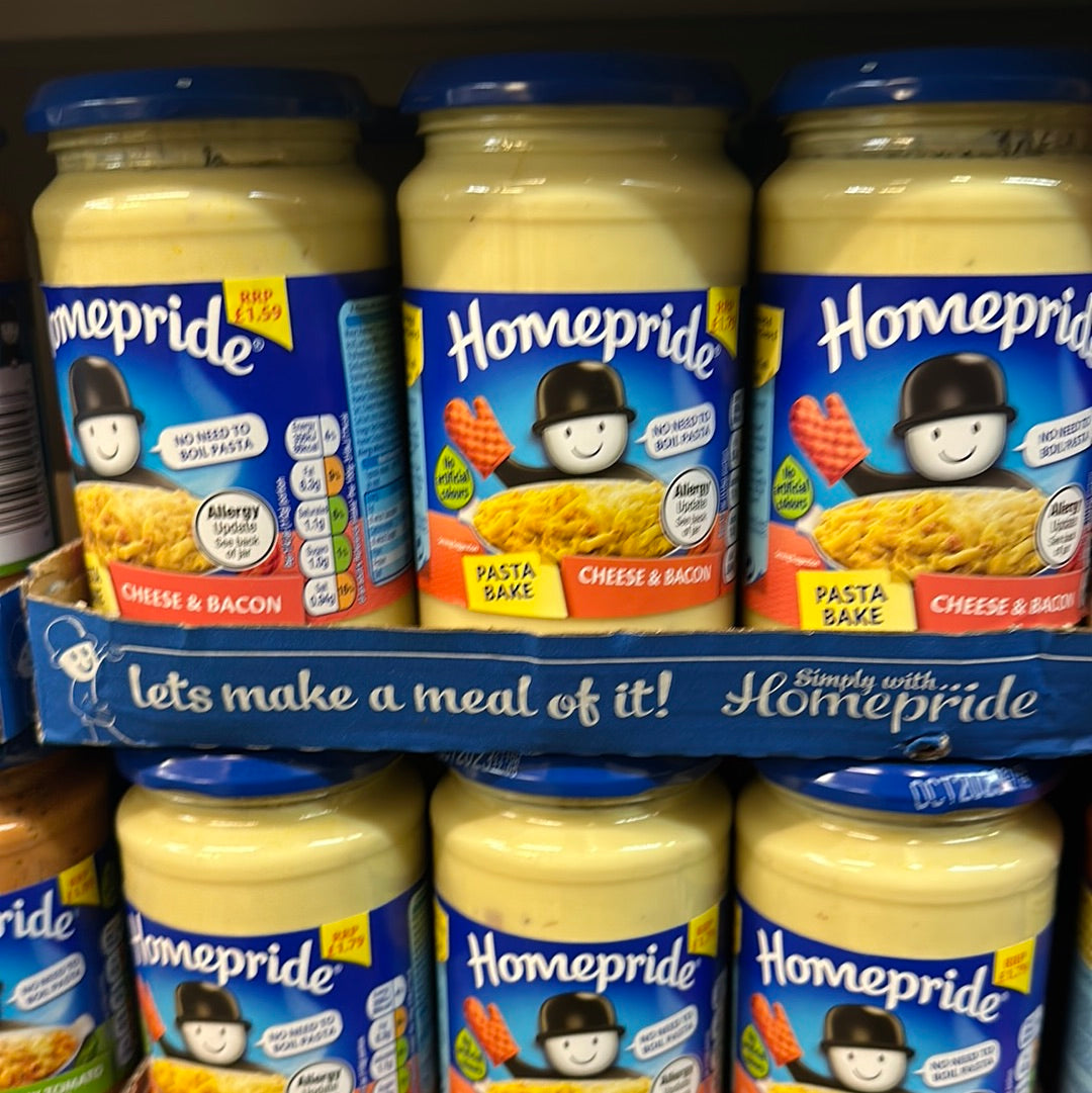Homepride Pasta Bake Cheese And Bacon 450g